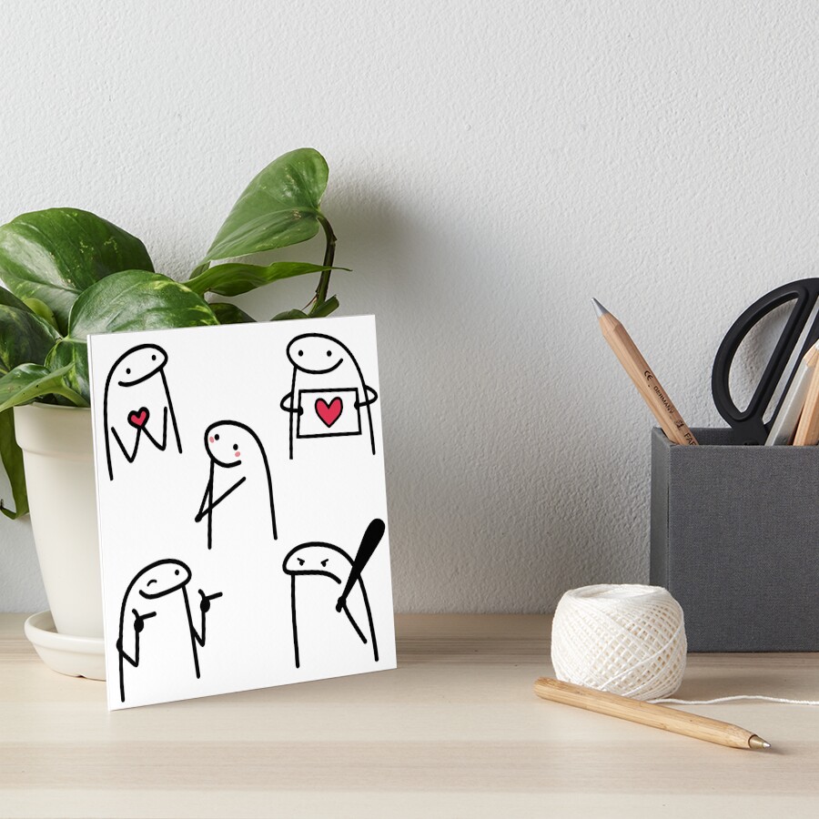 "Flork in love meme pack, bundle" Art Print for Sale by LatinoPower ...