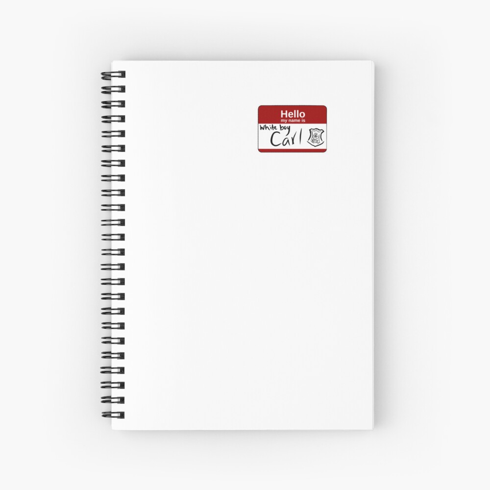 "ShamelessWhite boy Carl name tag " Sticker for Sale by V-o- | Redbubble