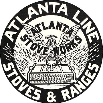 "Altanta Stove Works Early Logo" Sticker for Sale by Nostalgia Tees ...