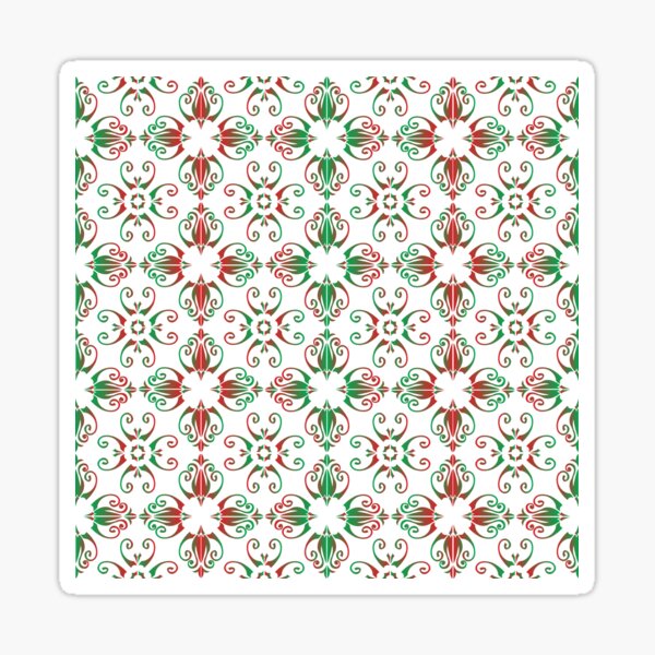 "stalker floral decorative pattern" Sticker for Sale by ErhanArt ...