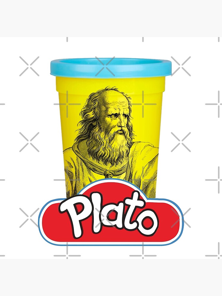 "Plato Play Doh Philosophy pun" Poster for Sale by snazzyseagull ...