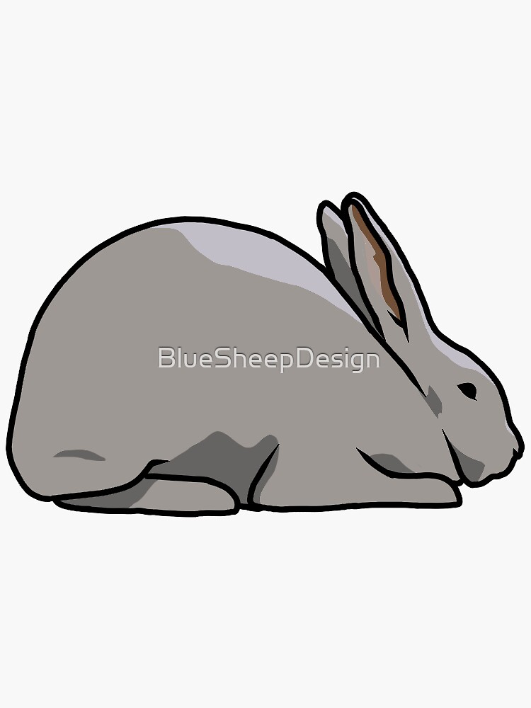 "ARBA Rabbit Breeds: Lilac" Sticker for Sale by BlueSheepDesign | Redbubble