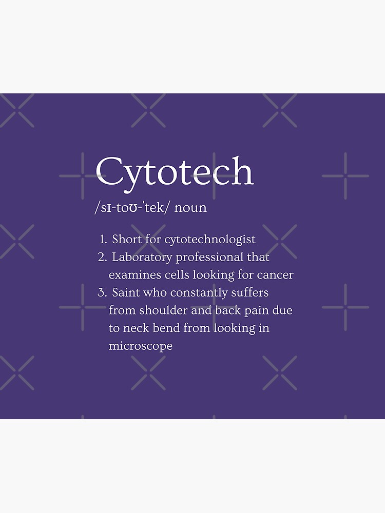"Cytotech Funny Definition Cytotechnology Laboratory dark background ...