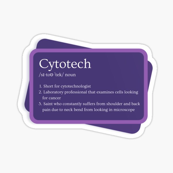 "Cytotech Funny Definition Cytotechnology Laboratory dark background ...