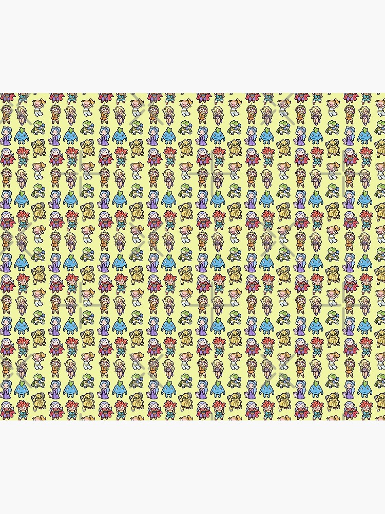 "Chrono Trigger - Pattern" Throw Blanket for Sale by ThePhoenixCave ...