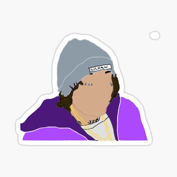 Lil Xan Drawing 2 Sticker For Sale By Xxxlemonade Redbubble