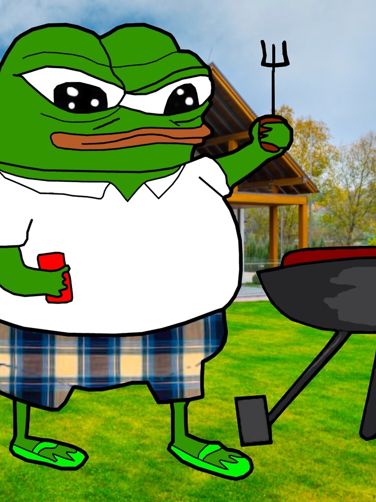 "Pepe Grilling Barbeque Apu" Scarf for Sale by Slav-Art | Redbubble