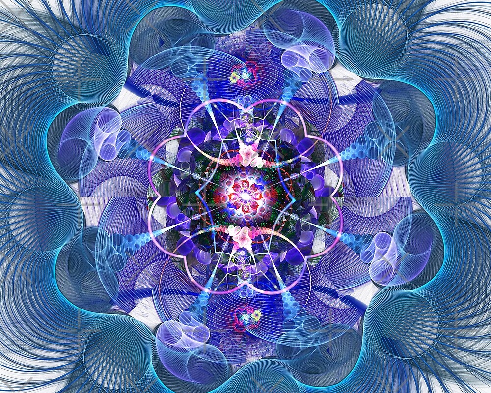 "atomic fractal" by LoreLeft27 | Redbubble