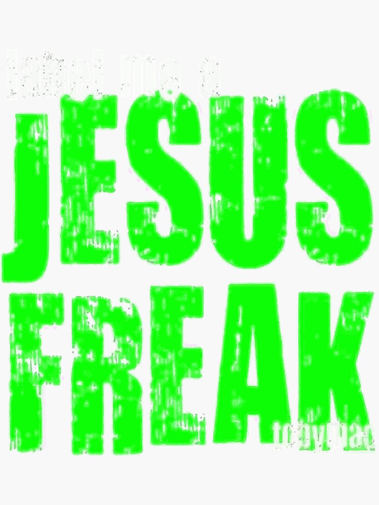 "Tobymac Label Me A Jesus Freak Logo" Sticker for Sale by WilWestGirlz ...