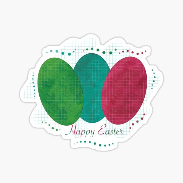 "Easter Egg Hunt" Sticker for Sale by Anahit-Art | Redbubble
