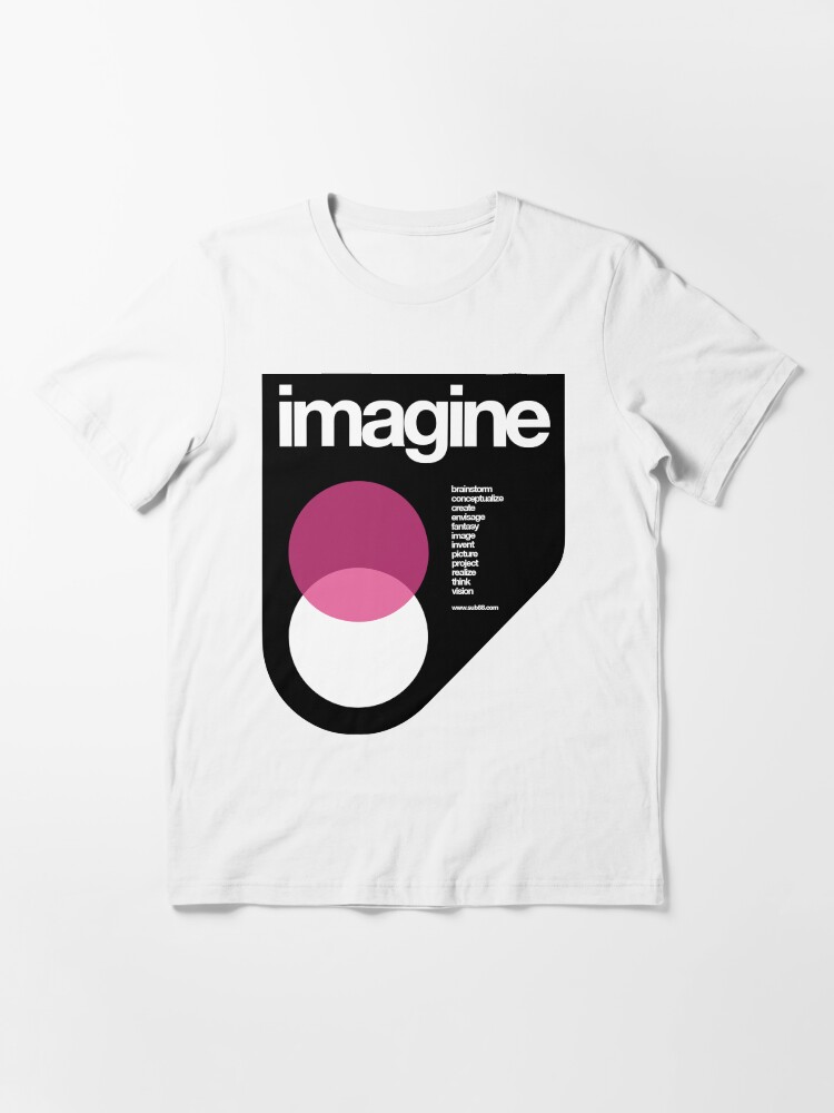 "imagine" T-shirt for Sale by sub88 | Redbubble | abstract t-shirts ...