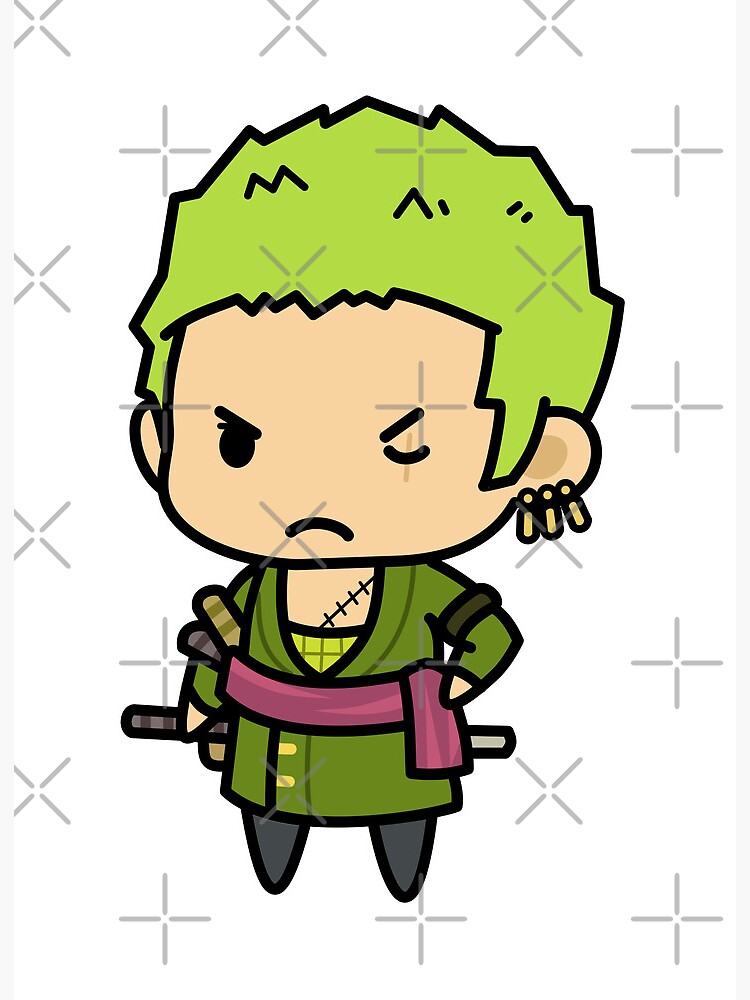 Zorro Chibi Anime Zoro Sleeping Chibi One Piece Sticker Download