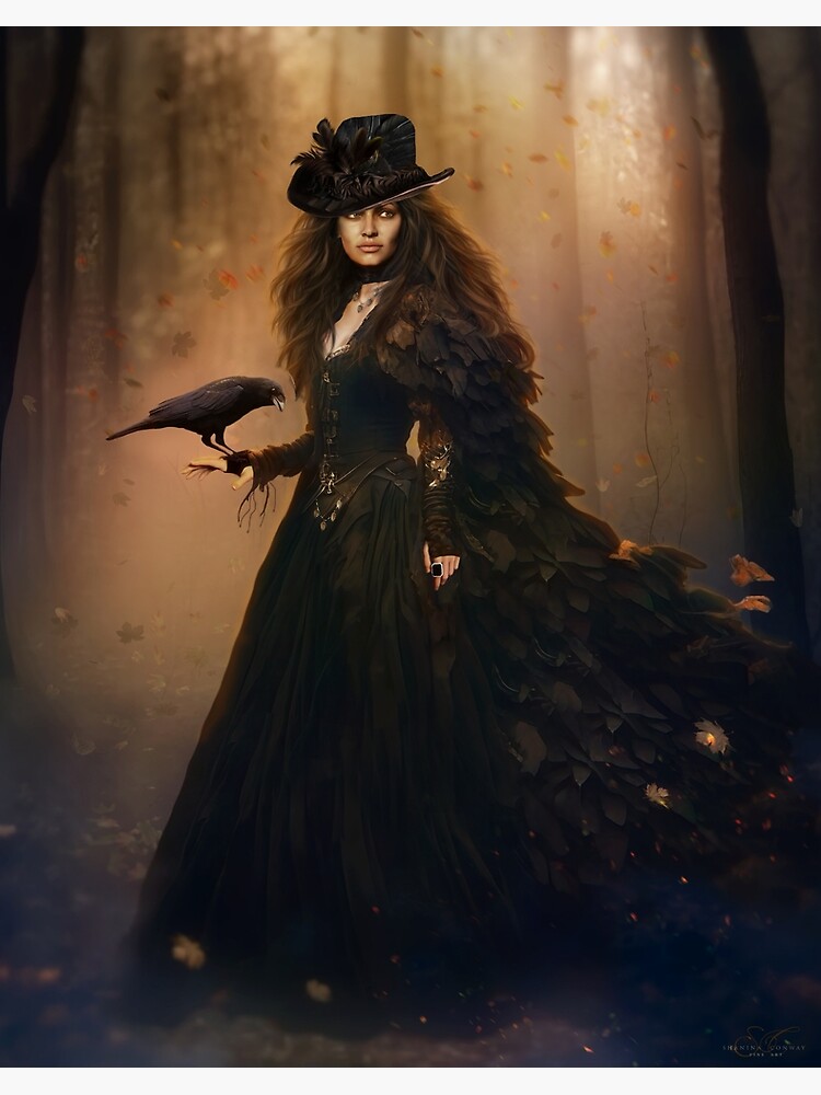 "Steampunk Goth Witch" Art Board Print for Sale by Shanina Conway ...