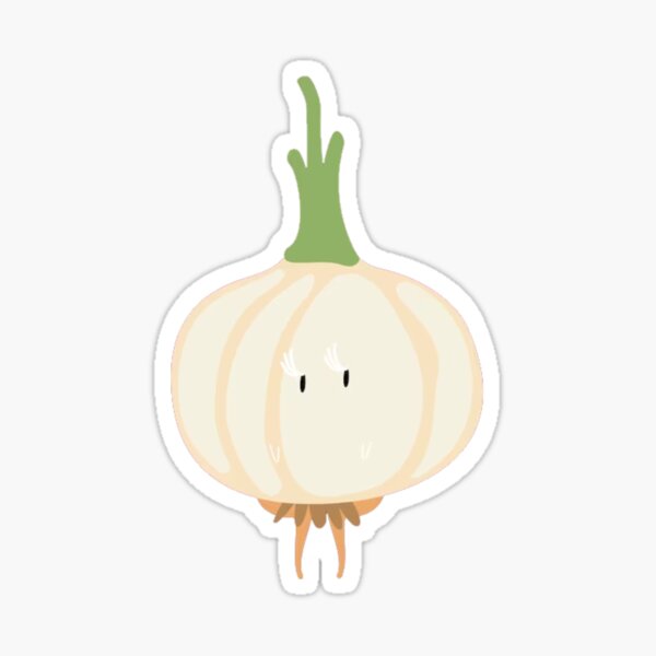 "Garlic fella" Sticker for Sale by weirdhumans | Redbubble