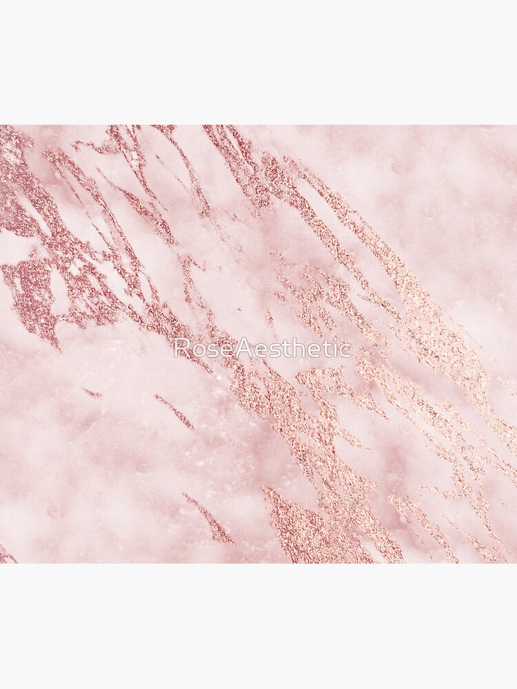 "Pink and rose gold marble" Poster by RoseAesthetic | Redbubble