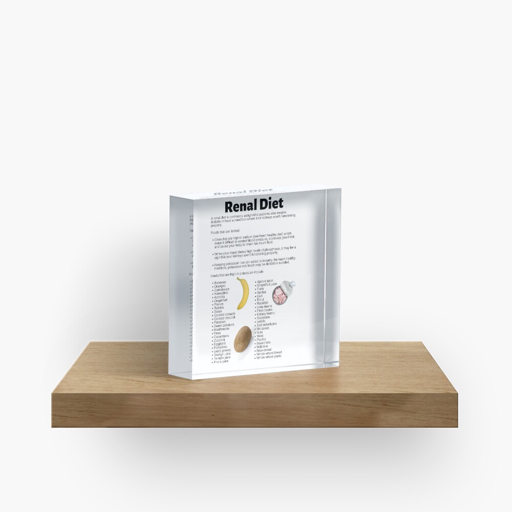 "Renal Diet Infographic" Poster for Sale by Caregiverology | Redbubble