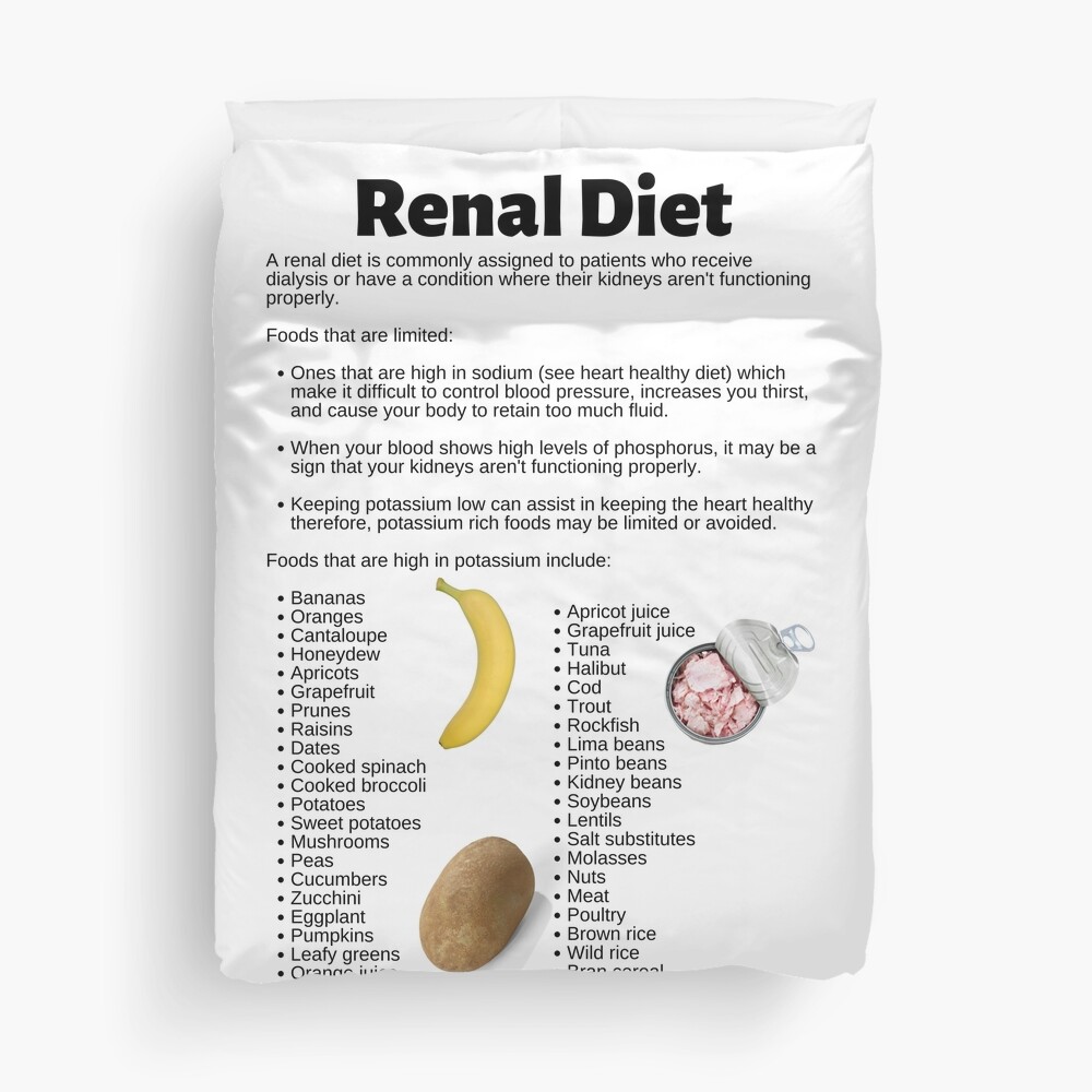 "Renal Diet Infographic" Poster for Sale by Caregiverology | Redbubble
