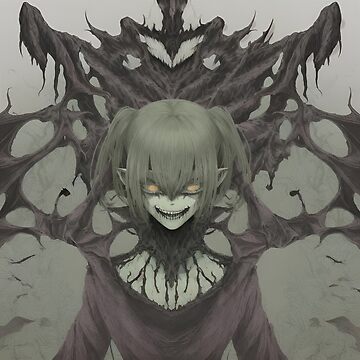 "Swamp Demon Anime Girl" Sticker for Sale by Oni's Realm Studio | Redbubble