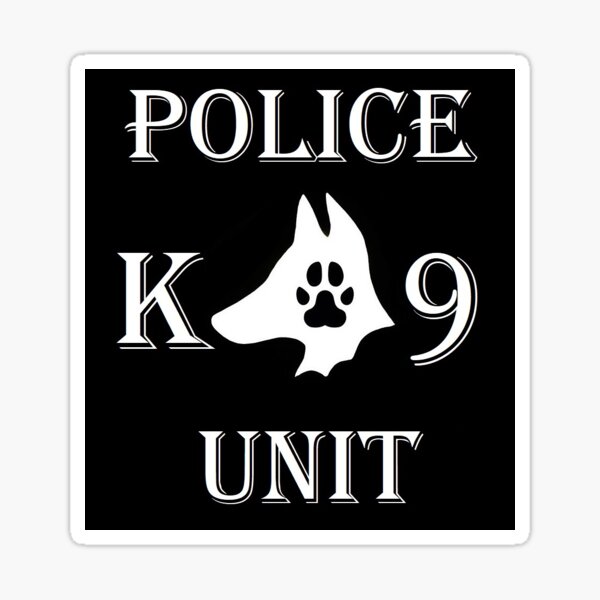 "Police K9" Sticker for Sale by Workingdogs | Redbubble