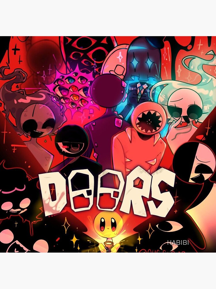 "Roblox doors, all monsters" Sticker for Sale by iamhakim | Redbubble