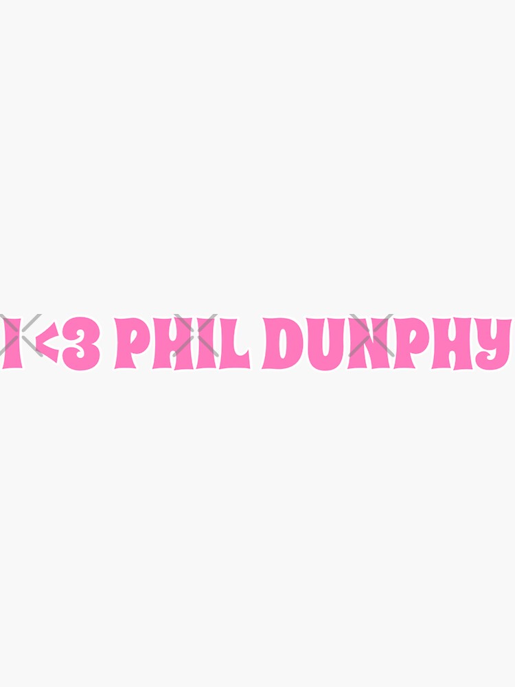 "Modern Family: Phil Dunphy Funny quote "I love Phil Dunphy"" Sticker ...
