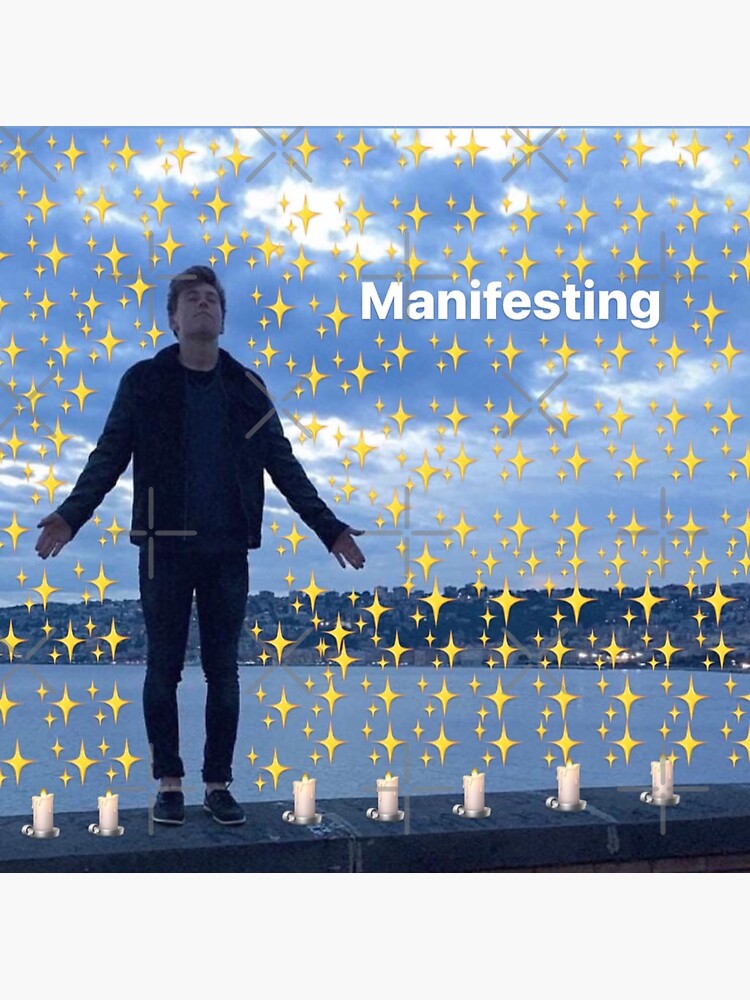 "Marcus Armstrong manifesting meme" Sticker for Sale by Caitlin Corben ...