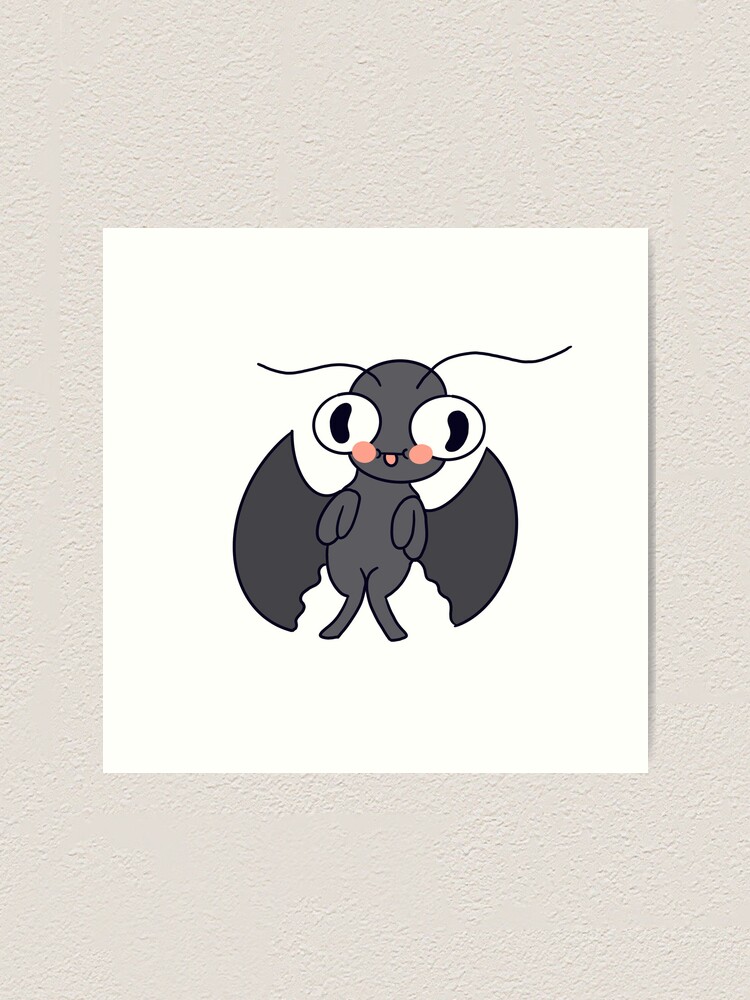 "Mothman" Art Print for Sale by Merpsketches | Redbubble