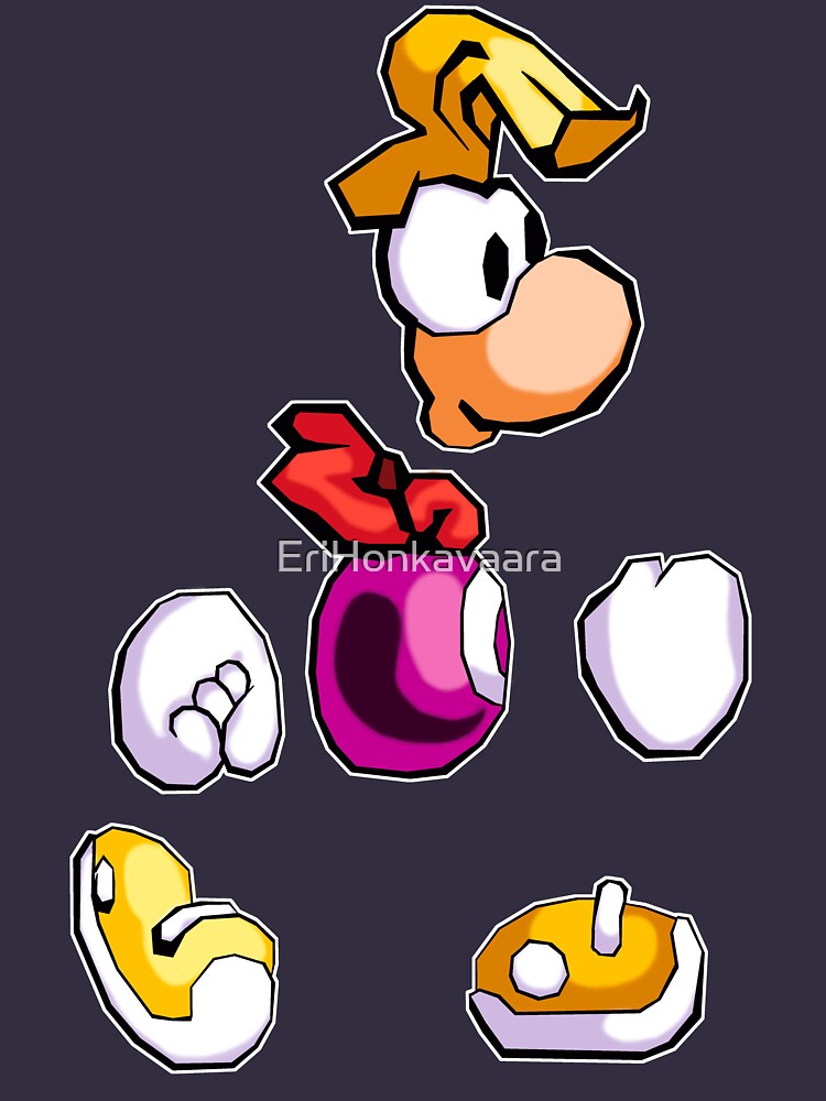 "Back to 1995's Rayman!" T-shirt for Sale by EriHonkavaara | Redbubble ...