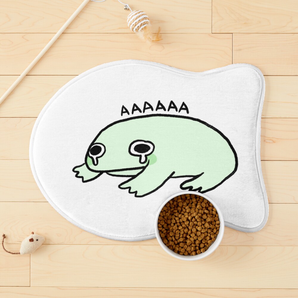 "AAAAAA | Cute Crying and Screaming Green Frog, Classic Green Frog ...