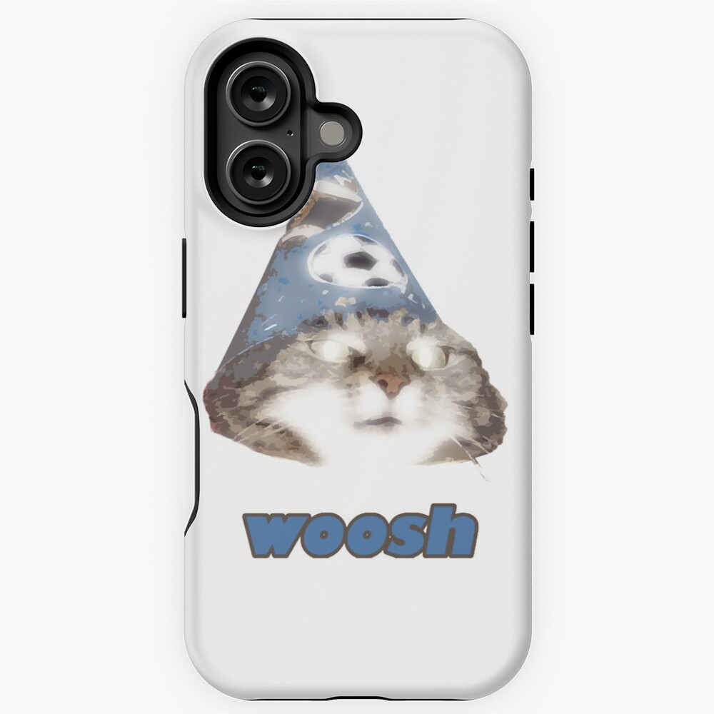 "woosh you have wizard cat meme" Sticker for Sale by CleverJane | Redbubble