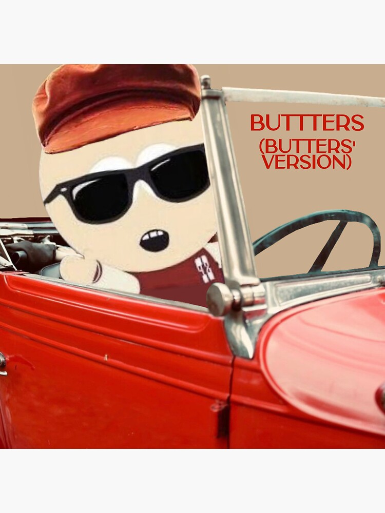 "Butters Taylor Swift Red TV Album Cover South Park" Sticker for Sale ...