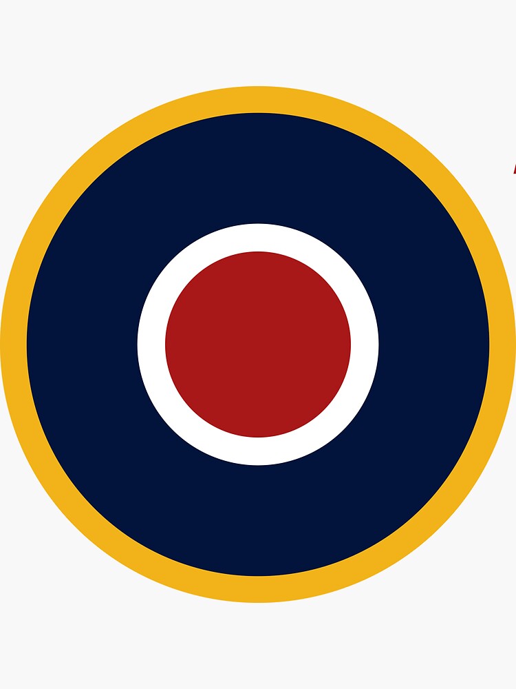 "RAF roundel WW2" Sticker for Sale by charlielloyd | Redbubble