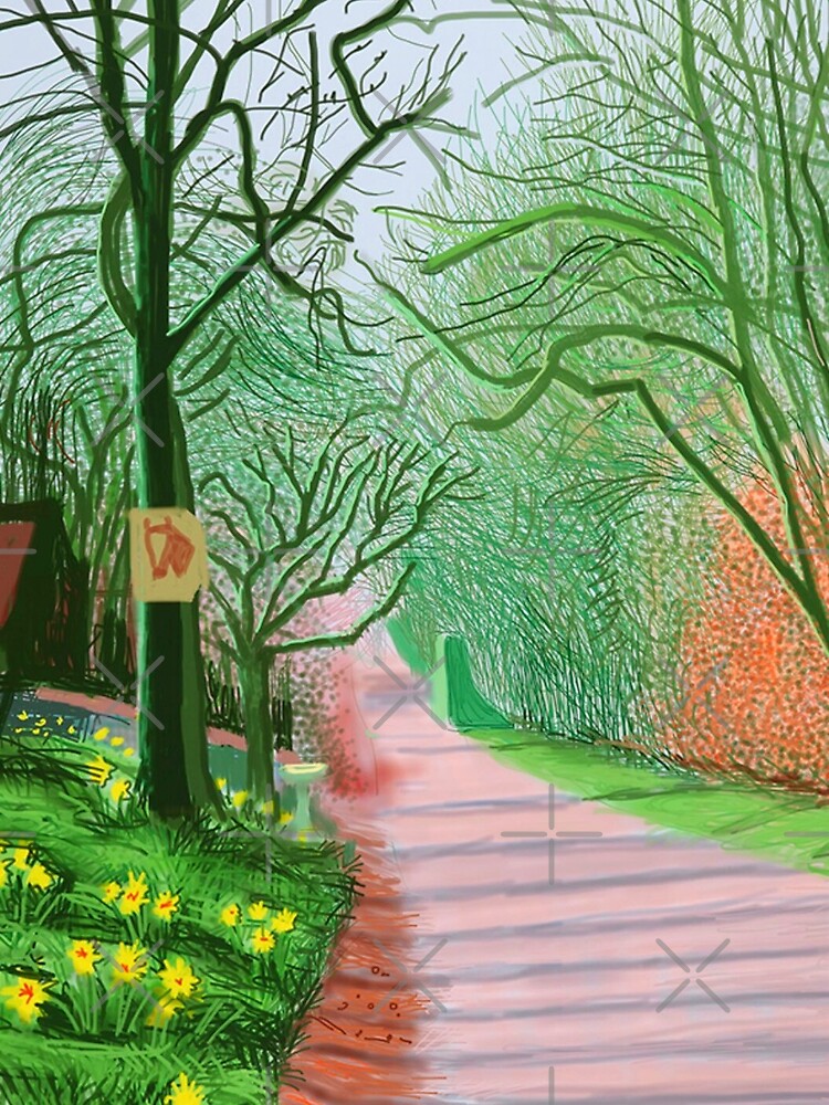 Arrival of Spring David Hockney Exhibition Prints | David Hockney ...