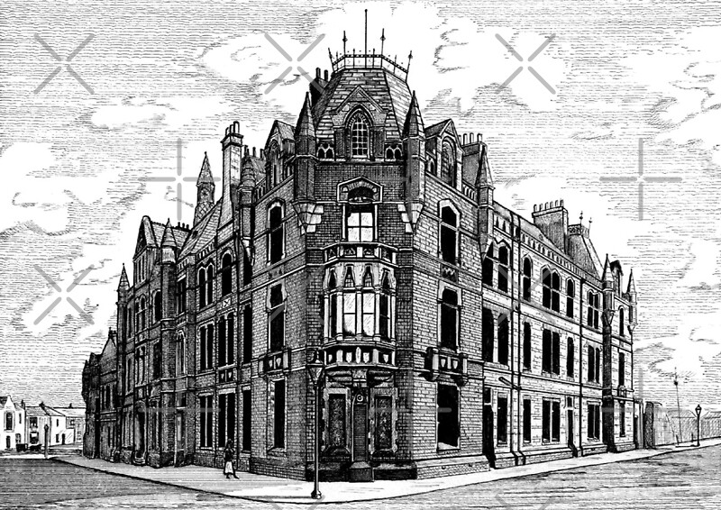 "180 - BLYTH POLICE STATION - DAVE EDWARDS - INK - 1991" by BLYTHART ...