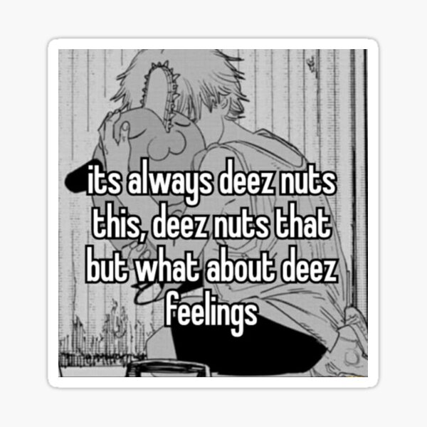 "deez feelings" Sticker for Sale by milkymintshoppe | Redbubble