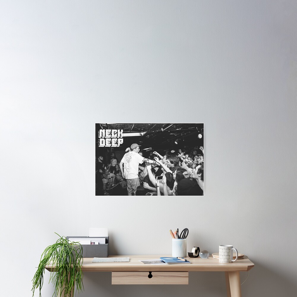 "Neck Deep Live" Poster for Sale by cocainecoleman | Redbubble