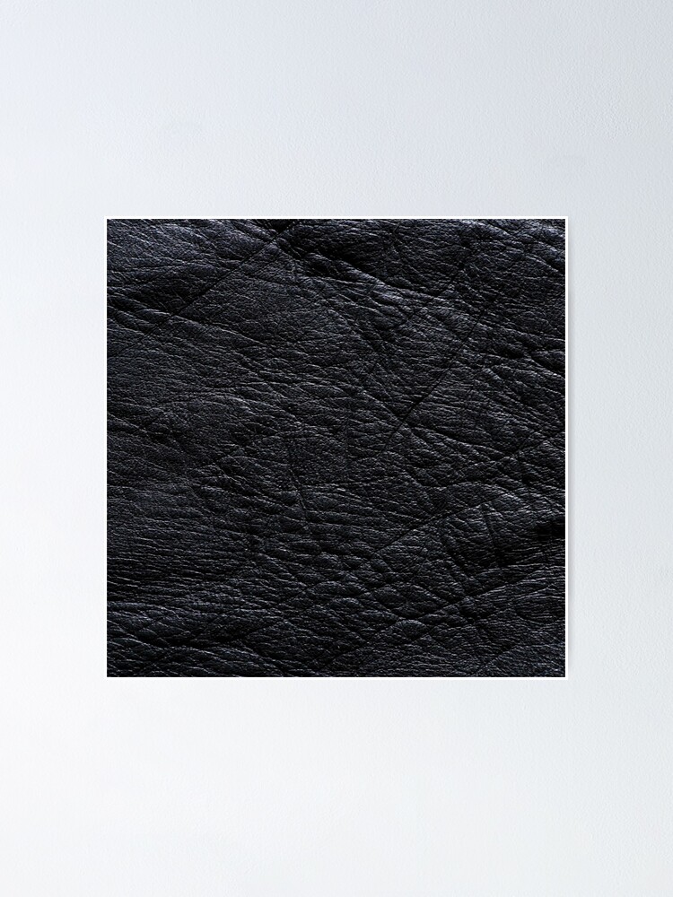 "Black leather" Poster by CrazyCraftLady | Redbubble
