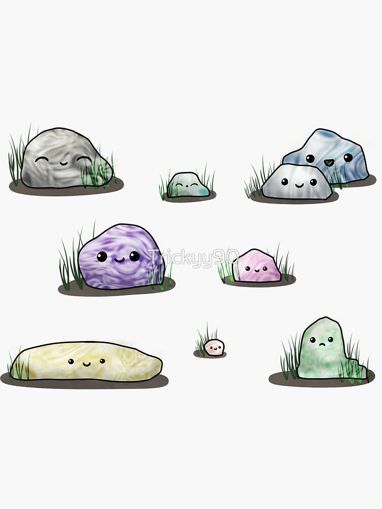 "Rocks Sticker Pack" Sticker for Sale by Trickyy90 | Redbubble
