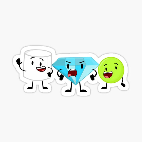 "BFDI Inanimate Insanity , All Characters (2023)" Sticker for Sale by ...