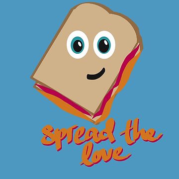 "Spread the love sandwich - food cartoon" Lightweight Sweatshirt for ...