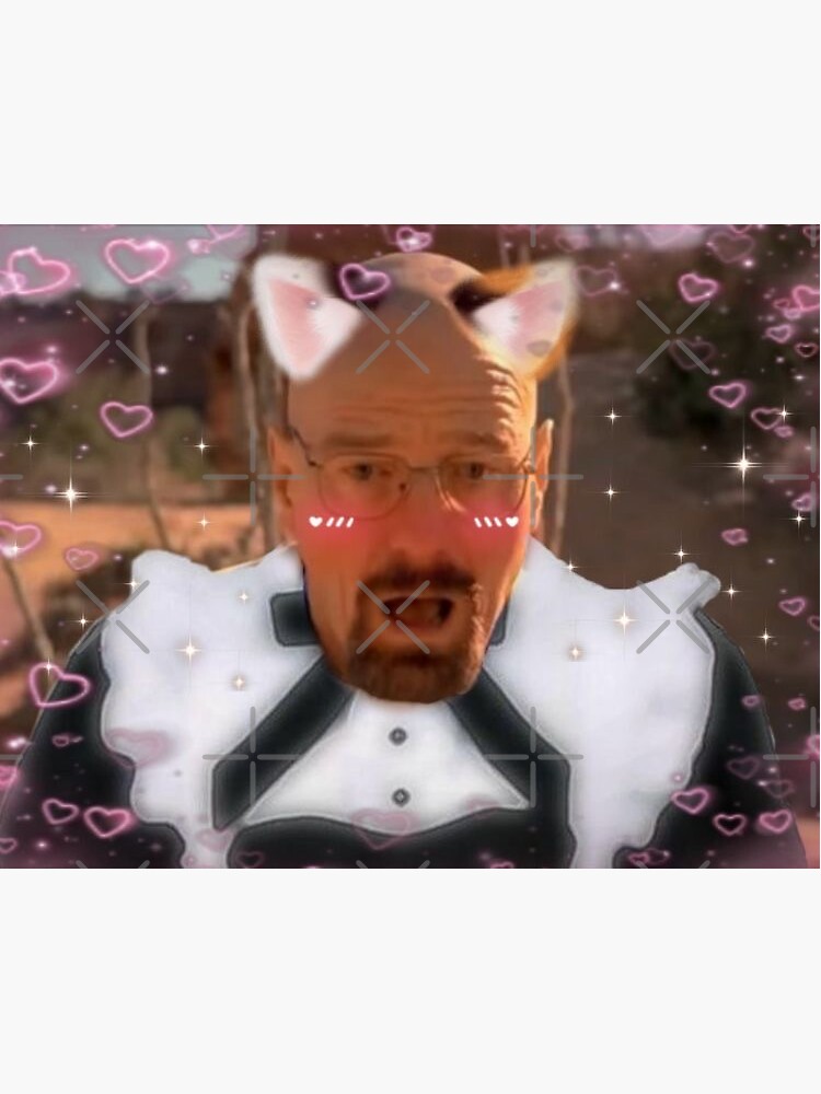 "Walter White Catboy" Sticker for Sale by ItsMichaelaa | Redbubble