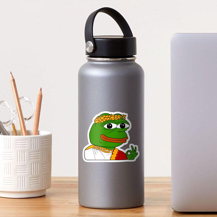 "Roman Emperor Pepe Caesar" Sticker for Sale by Slav-Art | Redbubble