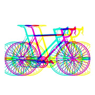 "Glitch Bike" Sticker for Sale by BeNnKo | Redbubble