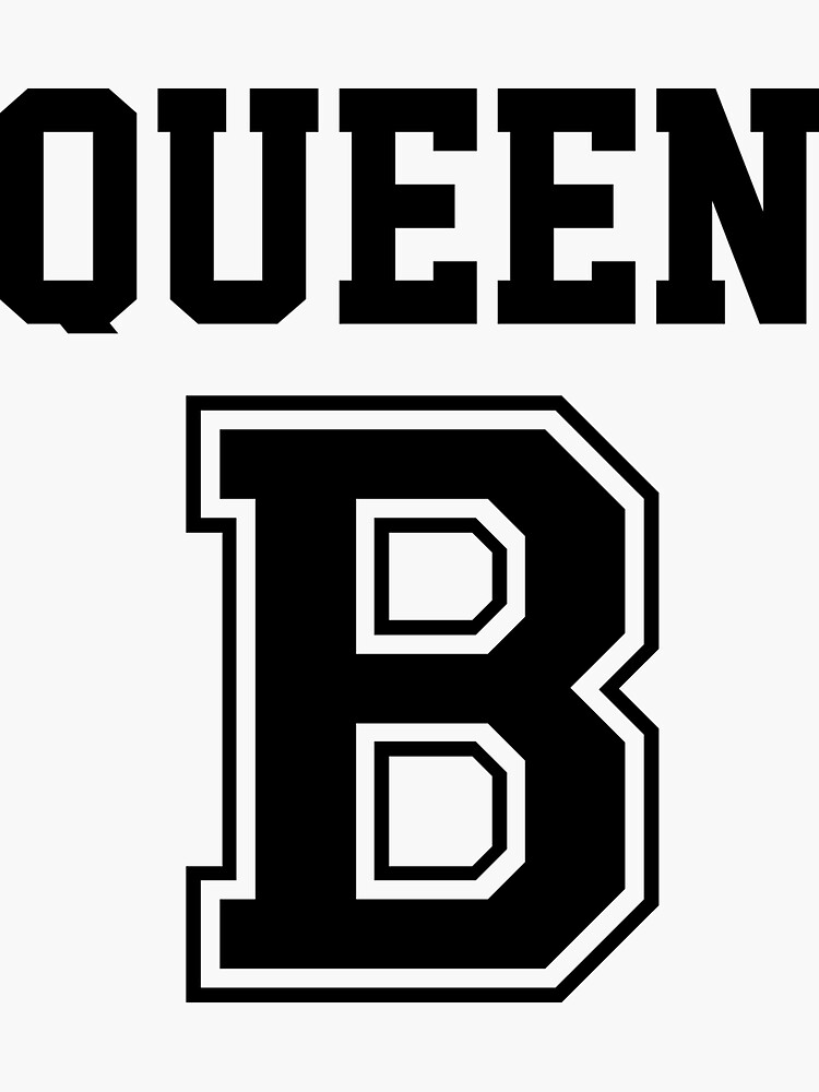 "Queen B" Sticker for Sale by fashiony | Redbubble