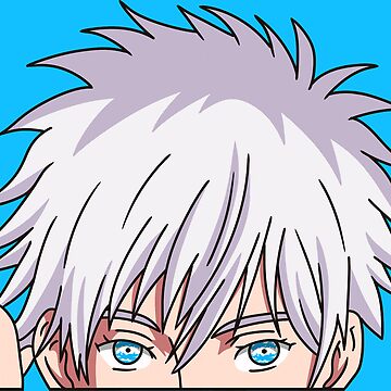 "Jujutsu K Gojo Satoru Peeker" Sticker for Sale by Diyanggostyle ...