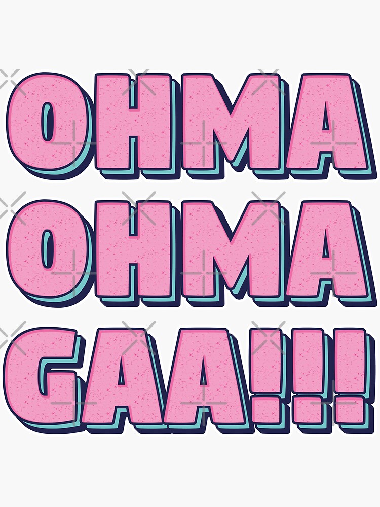 "New jeans OMG oh ma ga ohmaga omaga text bunnies tokki | Morcaworks ...