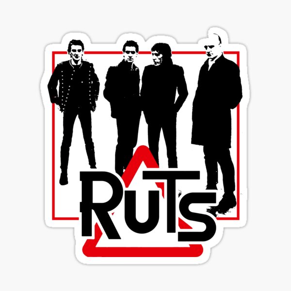 "The Ruts In A Rut Punk Ruts" Sticker for Sale by NesTeemo1506 | Redbubble
