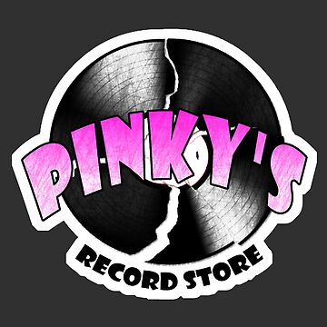 "Pinky's Record store" Sticker for Sale by JTK667 | Redbubble