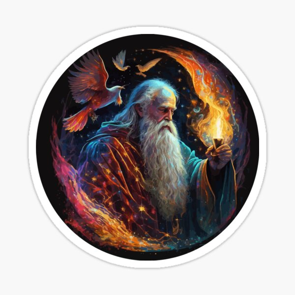 "Wizard Merlin gift" Sticker by TeeArtistry | Redbubble