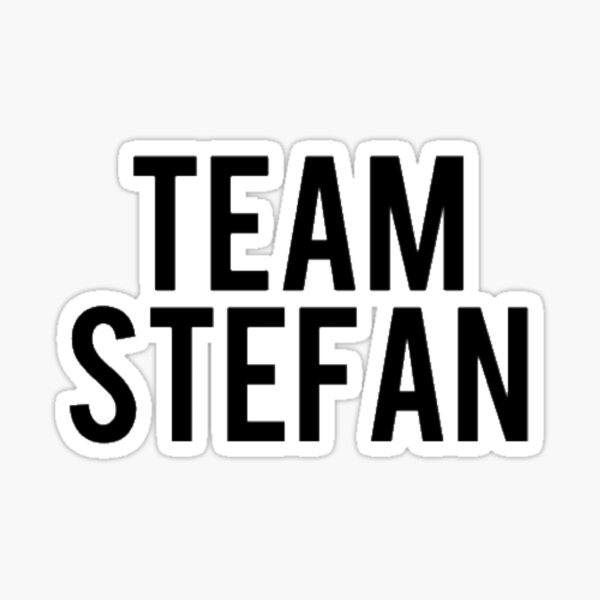 "Team stefan" Sticker for Sale by ouatisworld | Redbubble